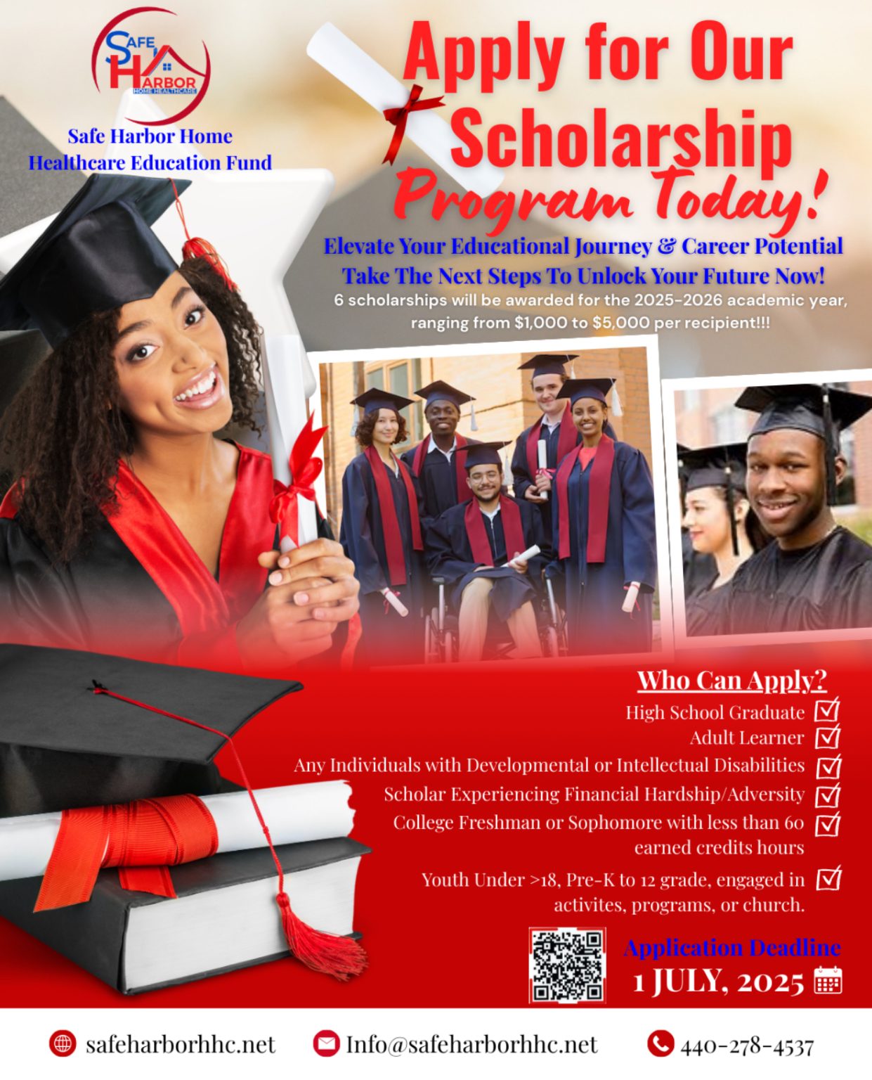 FORMS – Scholarship Application Form – Safe Harbor Home Health Care